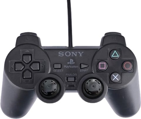 PS2 Official DualShock 2 Black Controller, C - CeX (UK): - Buy, Sell, Donate